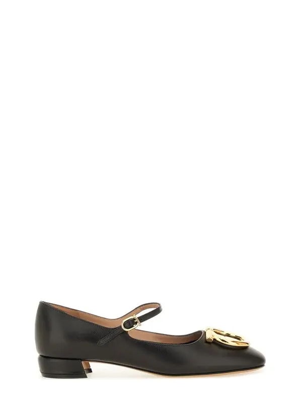 FERRAGAMO Maxi Gancini Mary Jane Pumps