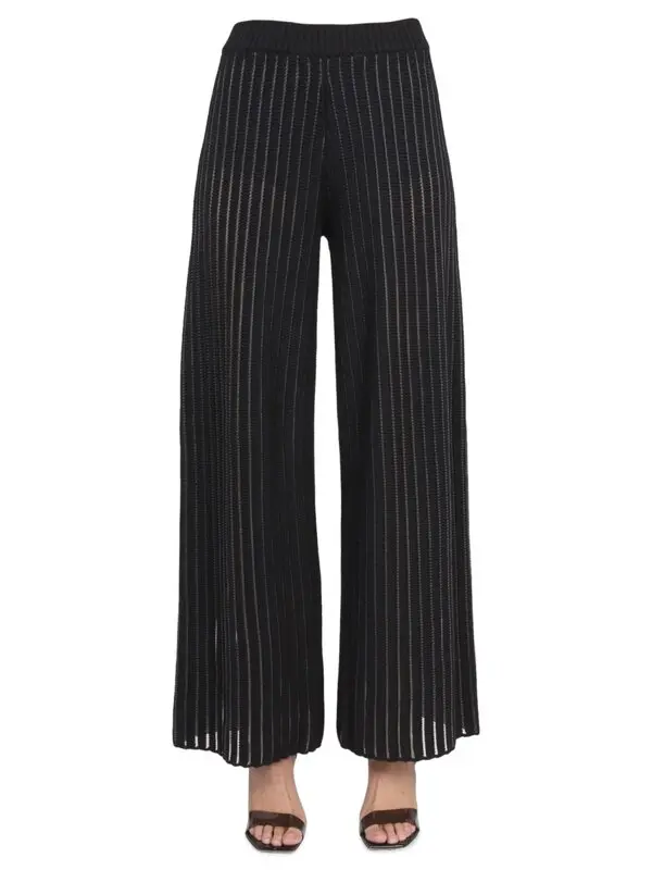 Fabiana Filippi Wide Leg Trousers - Black