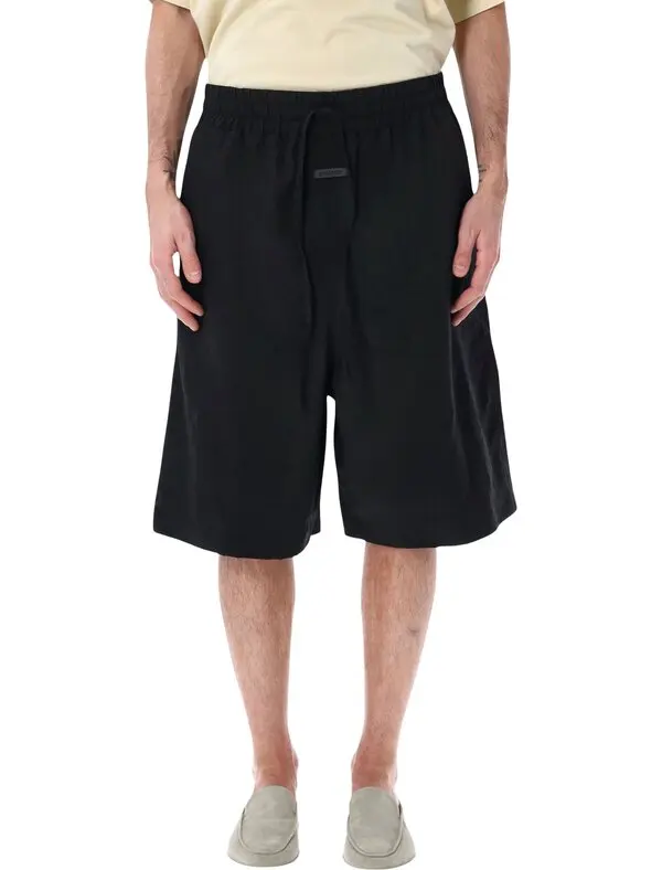 Fear Of God Relaxed Fit Tech Sport Shorts - Black