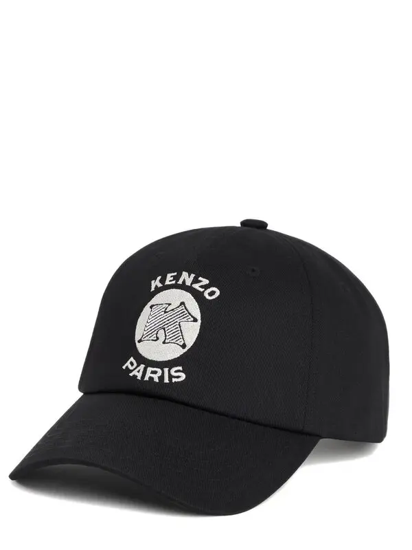 Kenzo 6-panel Adjustable Cap With Emblem - Nero