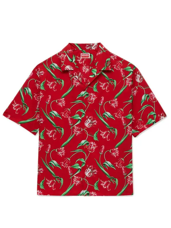 Kenzo Short Sleeve Button Fastening Shirt Size - Bianco