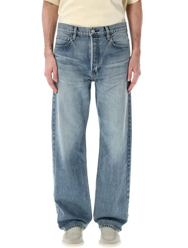 Fear Of God Straight 5-pocket Jeans - Medium Indigo