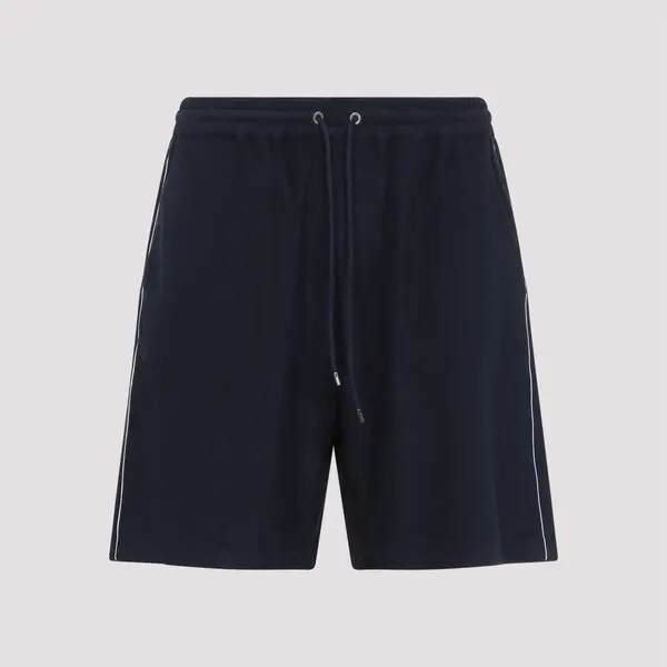 Ralph Lauren Purple Label Athletic Cotton Bermuda Shorts - Blue