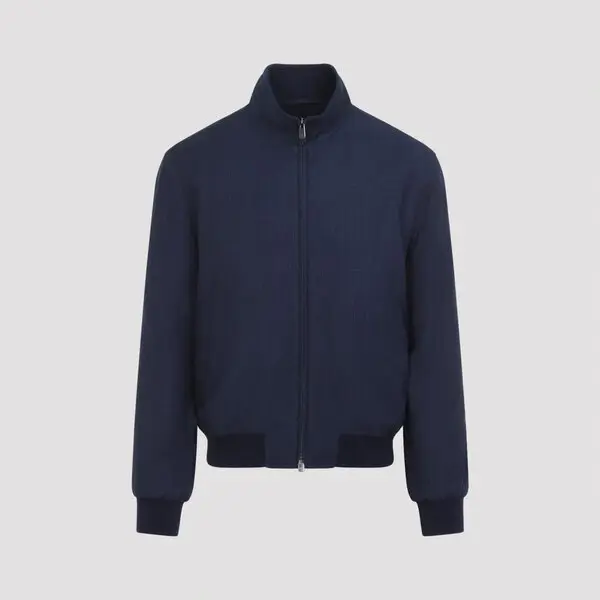 Ralph Lauren Purple Label Felton Bomber Jacket - Blue