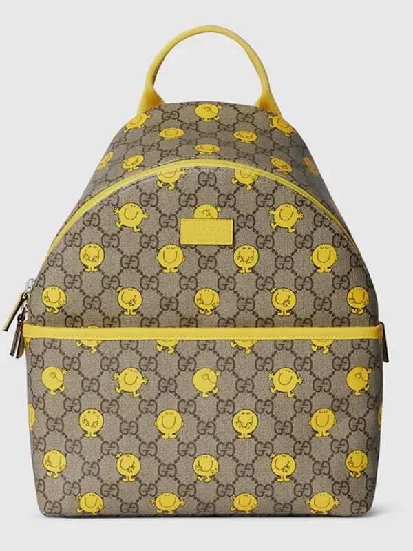 Gucci Mini Gg Supreme Backpack With Mr. Men™ Little Miss™ Characters - Beige