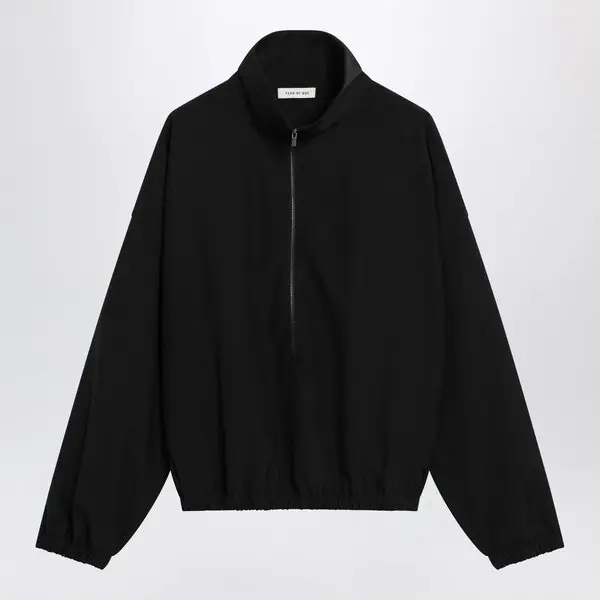 Fear Of God Half Zip Track Jacket For Ss26 - Black