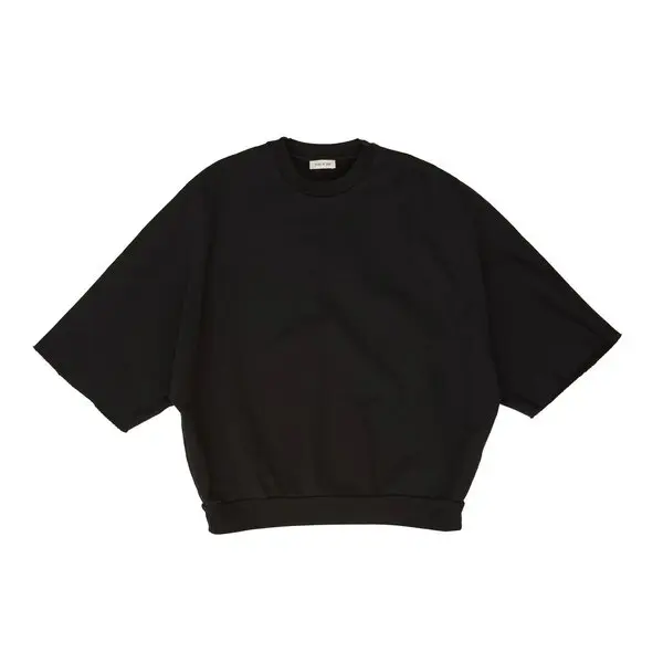 Fear Of God Cut Sleeve Sweatshirt - Black
