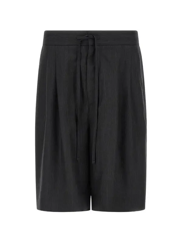 Fear Of God Tailored Shorts With Drawstring Waist - Blackstrpd