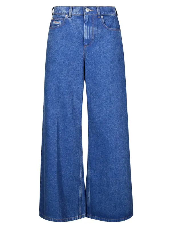 Marni Organic-cotton Wide-leg Jeans