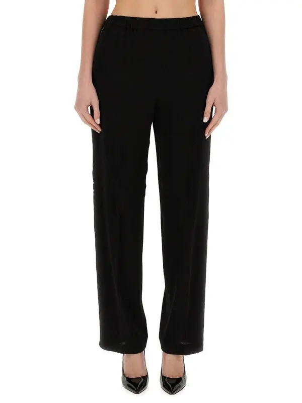Fabiana Filippi Elasticated Waist Trousers - Black