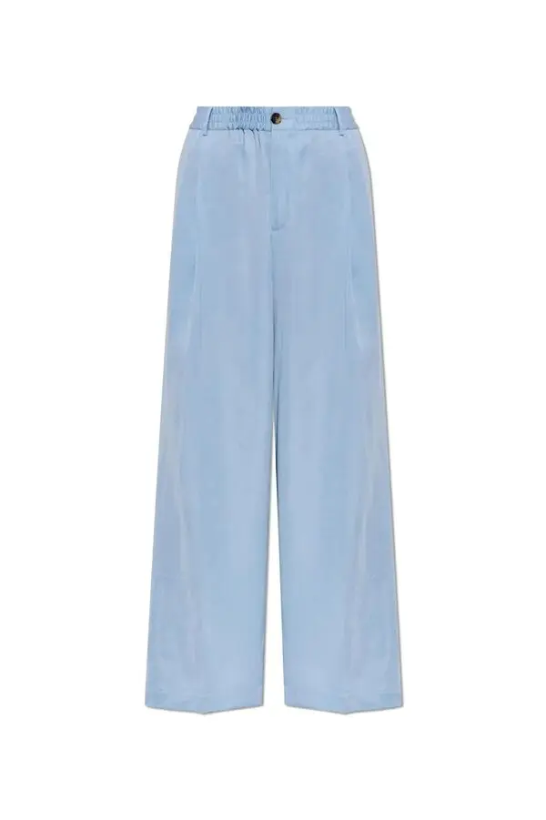 Marni Wide Leg Trousers - Light Blue