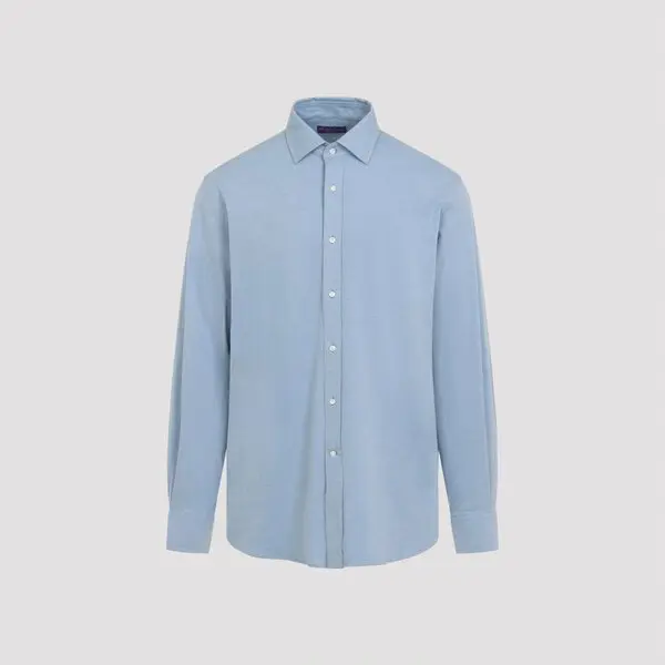 Ralph Lauren Purple Label Aston Long Sleeve Shirt - Blue