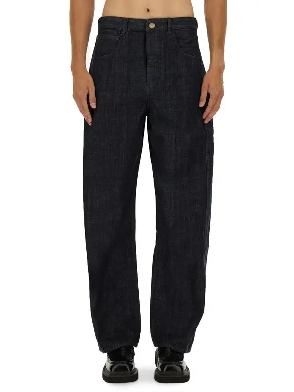 Jacquemus The Mirada De-nîmes Denim Pants - Blue