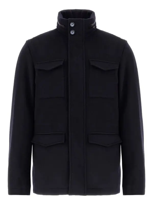 Herno Wool Cashmere And Ecoage Field Jacket