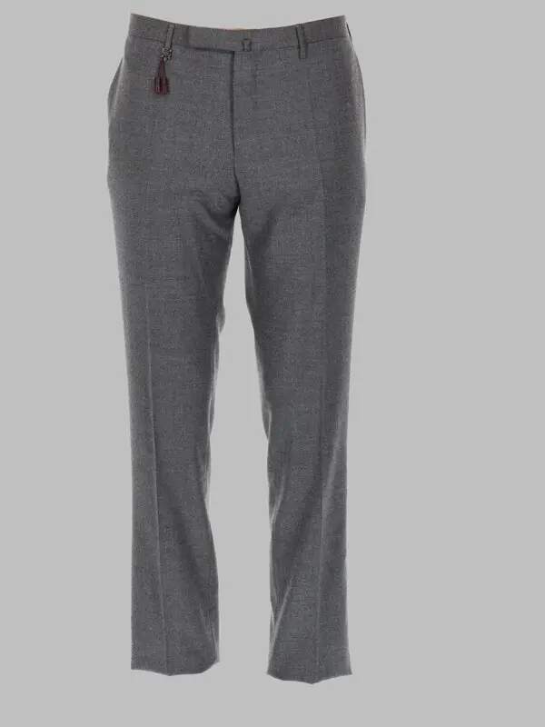 Incotex Classic Wool Trousers For - Grey