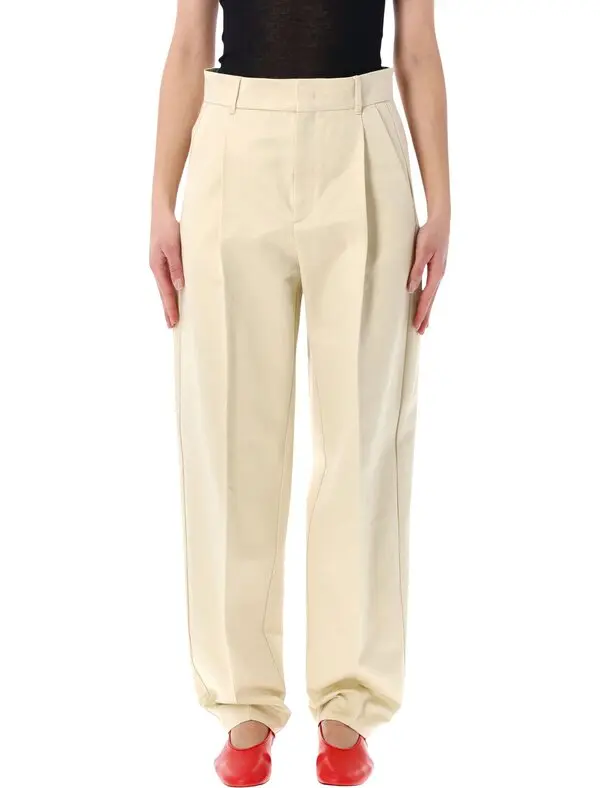 Soeur Graham Pleated Trousers - Creme