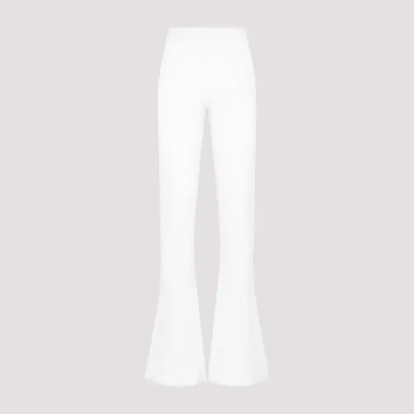 TOM FORD Flared Cashmere Knitted Trousers - White