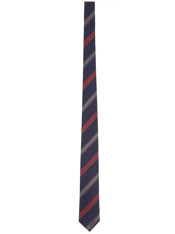 FERRAGAMO Elegant Silk Blend Tie For Ss26 - Blue