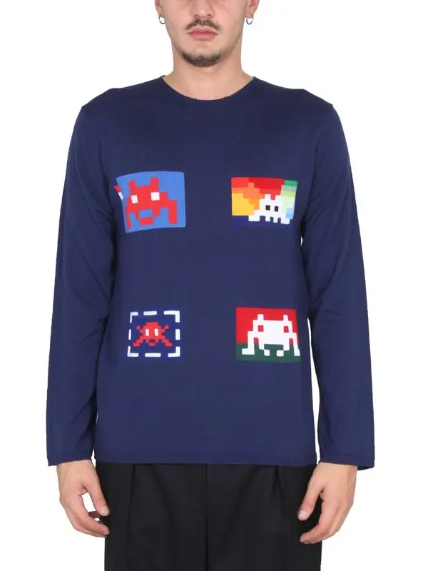 Comme Des Garçons Wool Jersey - Blue
