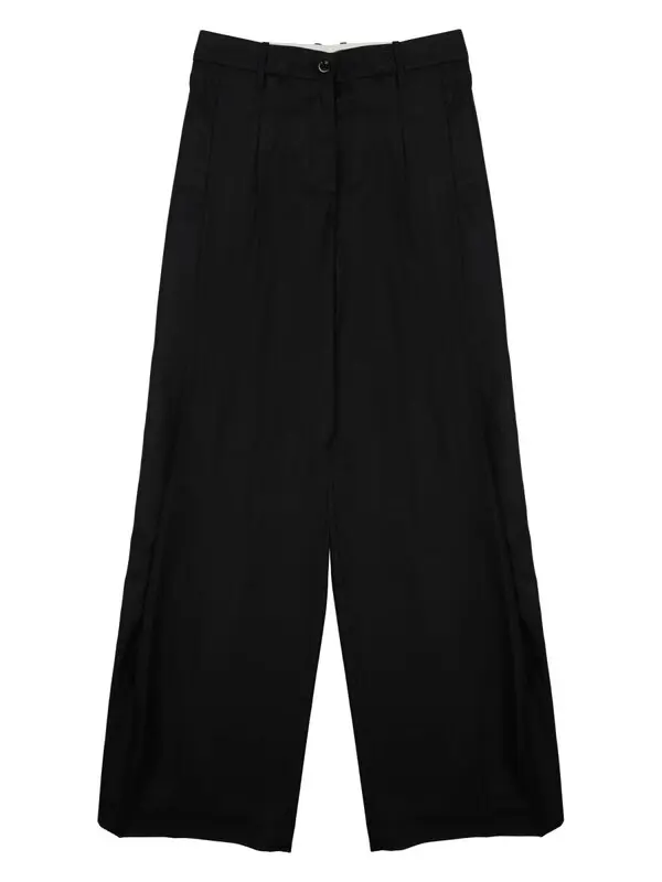 NINE:INTHE:MORNING Wide-leg Trousers - Black