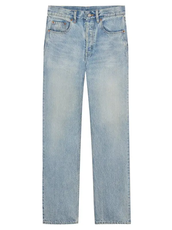 Saint Laurent Cotton Five-pocket Jeans - Blue