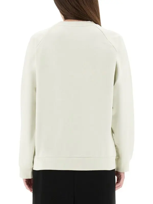 Marni Cotton Sweatshirt With Tulip Print - White