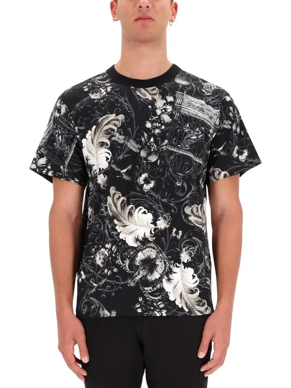 Versace Exclusive Couture T-shirt Fw25 Collection - Black
