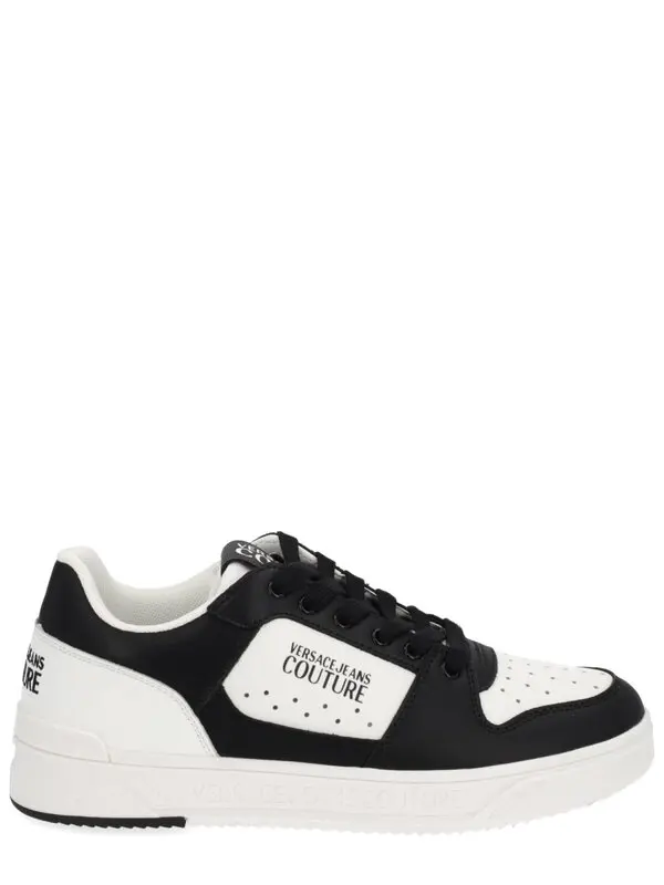 Versace Low Top Sneakers With Logo Detailing