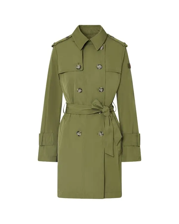 Peuterey Double Breasted Belted Trench Coat - Effimera