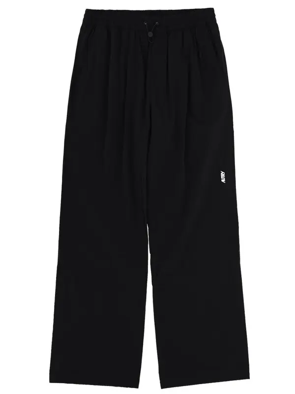 AUTRY Sportivo Straight Leg Trousers - Black