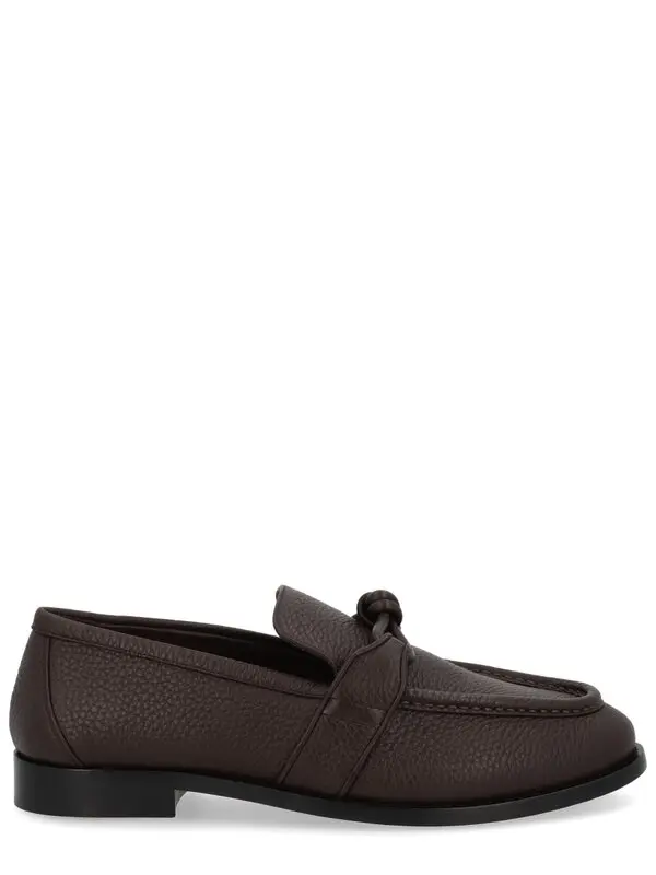 Bottega Veneta Classic Leather Loafers - Brown