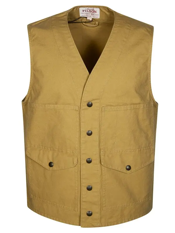 Filson Button Pocket Cotton Gilet