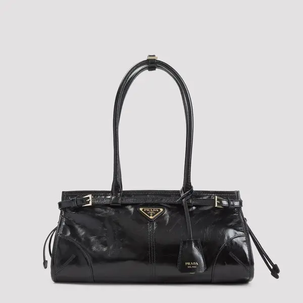 Prada Medium Bonnie Handbag - Black