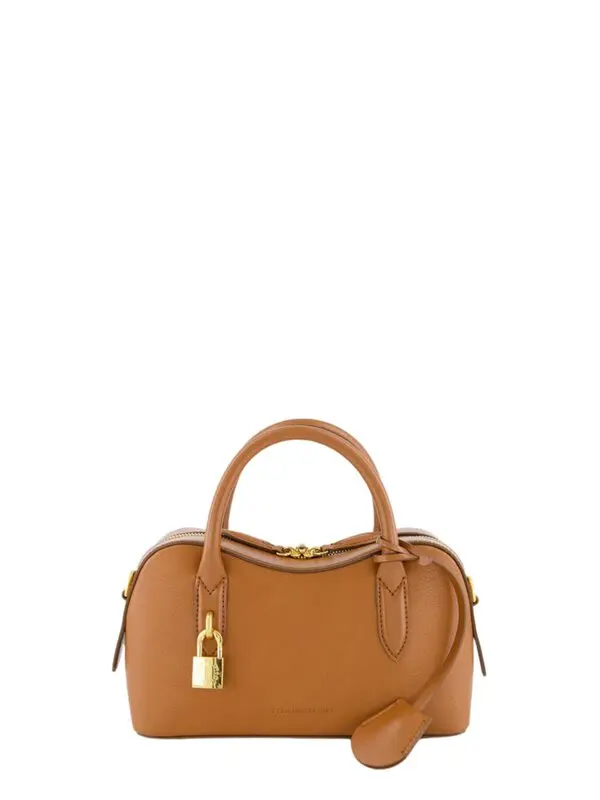 Stella McCartney Ryder Mini Handbag With Lock Detail - Brown