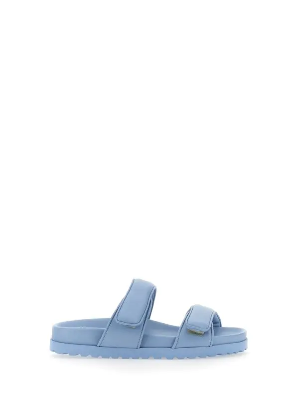 GIA BORGHINI X Pernille Teisbaek Adjustable Strap Sandals - Azure