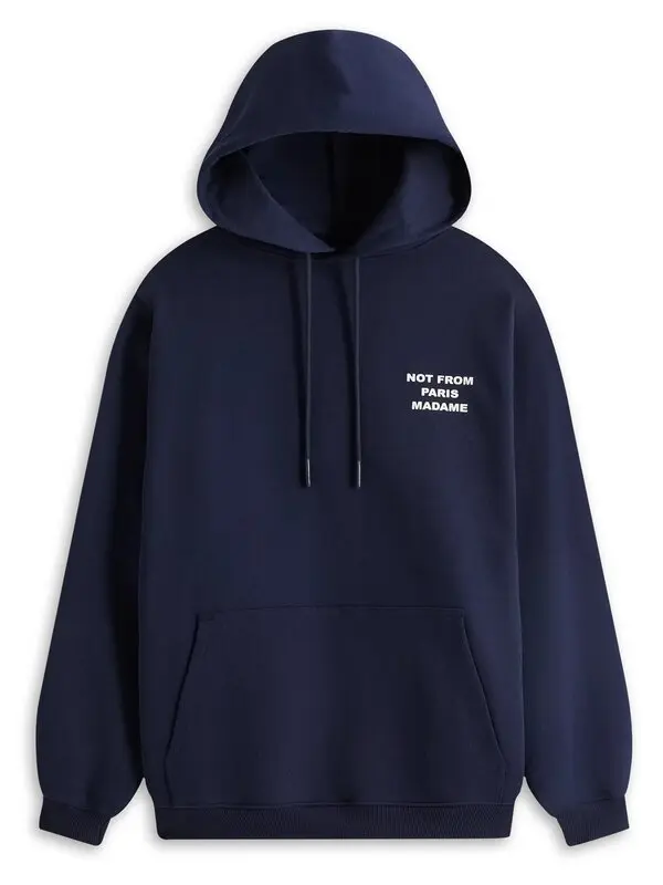 Drole De Monsieur Slogan Hoodie Regular Fit Medium