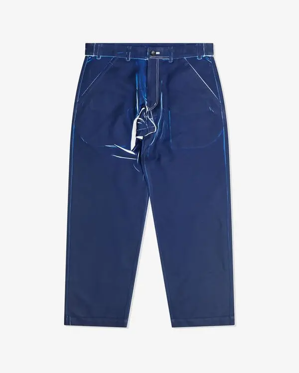 Comme Des Garçons Creative Art-inspired Pants For - Navy