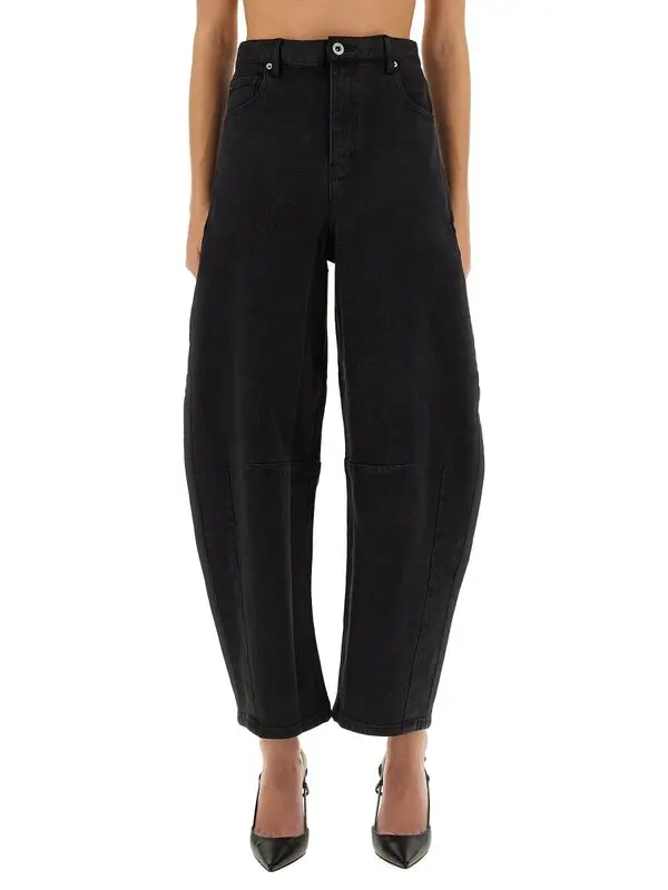 SELF-PORTRAIT Barrel Leg Jeans