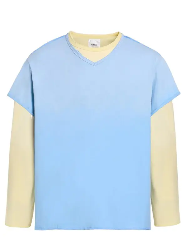 FOUND Lightweight Rethexed Fit T-shirt Size - Azzurro