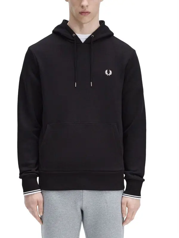 Fred Perry Classic Hoodie - Black