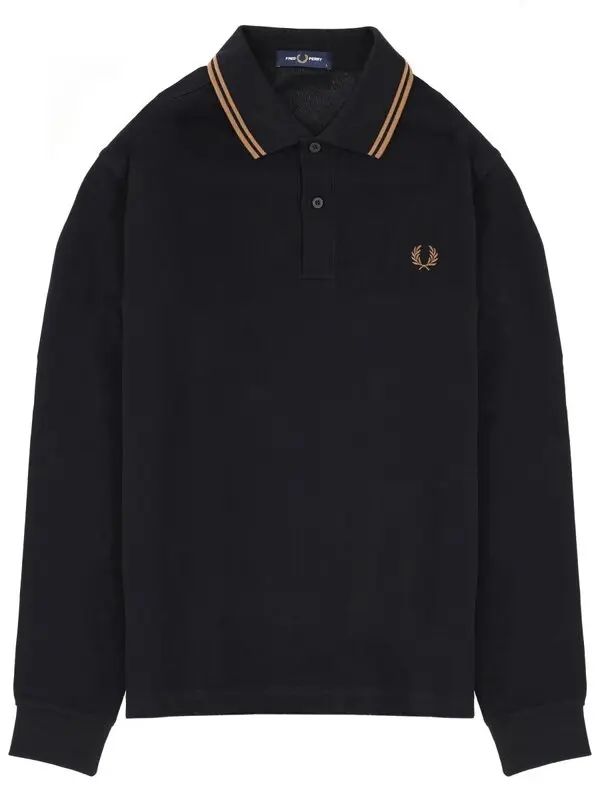 Fred Perry Classic Cotton Polo Shirt For - Black