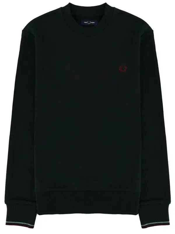 Fred Perry Crewneck Sweatshirt - Green