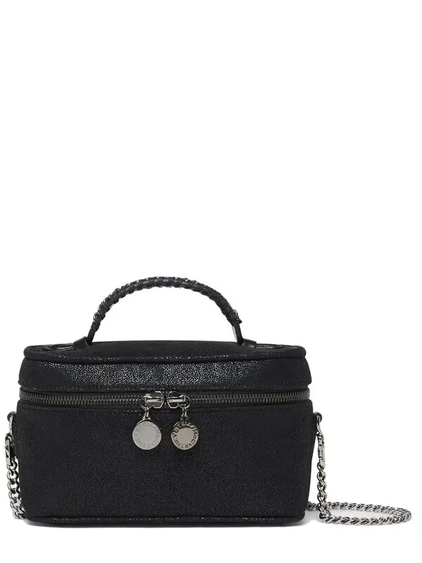 Stella McCartney Mini Vanity Case Innovative Vegan Design, 11 Cm Height - Black