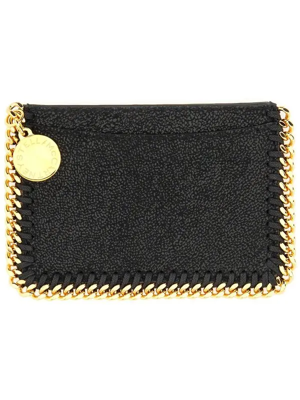 Stella McCartney Falabella Zip Cardholder - Black