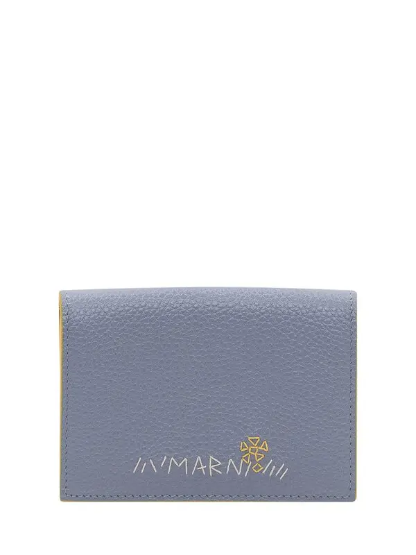 Marni Trifold Mini Wallet With Logo Design
