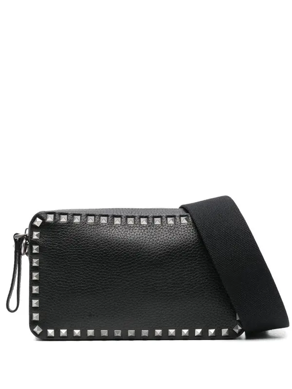 Valentino Garavani S Designer Handbag Crethestanesedossbodand Mini - Nero