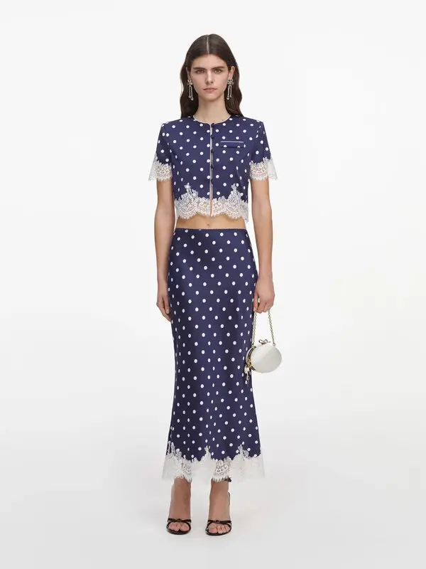 SELF-PORTRAIT Sophisticated Mini Skirt With Appliqué Detail