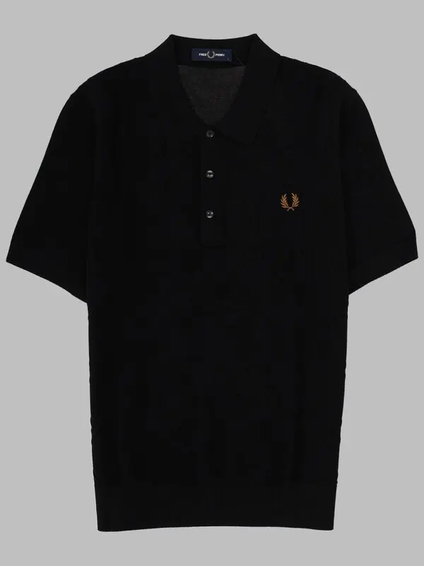 Fred Perry Classic Short Sleeve Polo Shirt Ss26 - Black