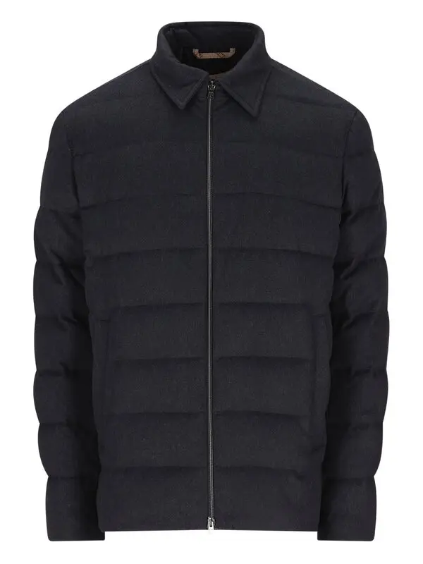 Herno Short Puffer Jacket - Blunavy