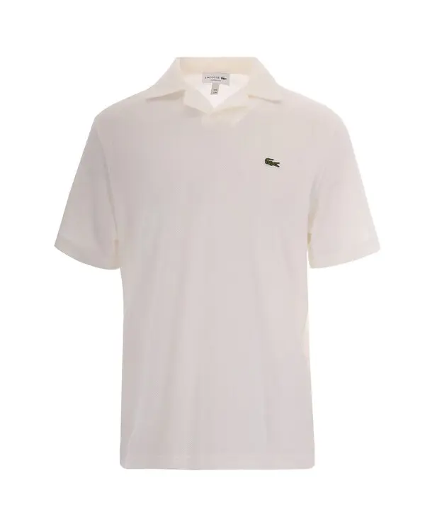 Lacoste Classic Fit Short Sleeve Polo Shirt - Flour